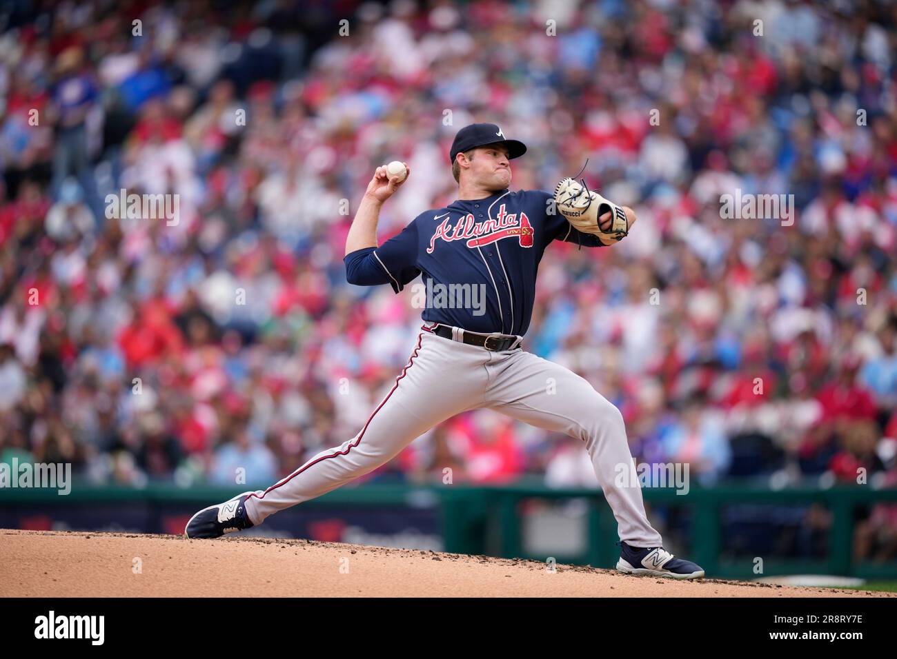 Atlanta Braves' Bryce Elder plays during a baseball game, Thursday ...