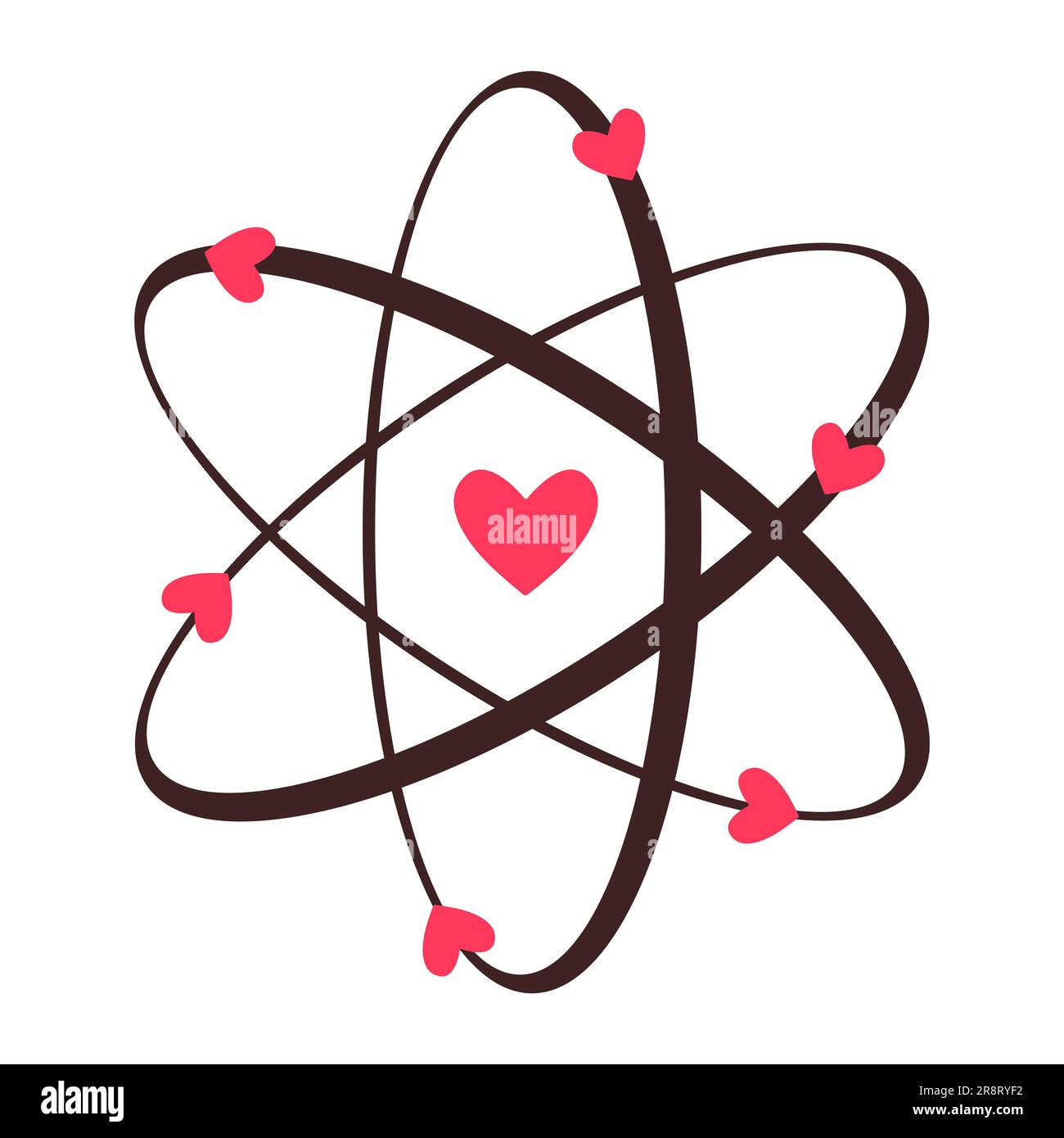 Formula of love vector illustration Stock Photo - Alamy