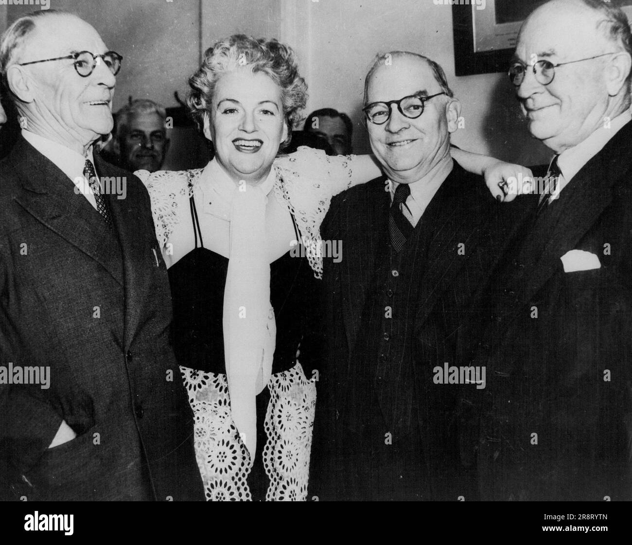 John Tait, Frank Tait, Gracie *****, E.J. Tait. November 18, 1955 Stock ...