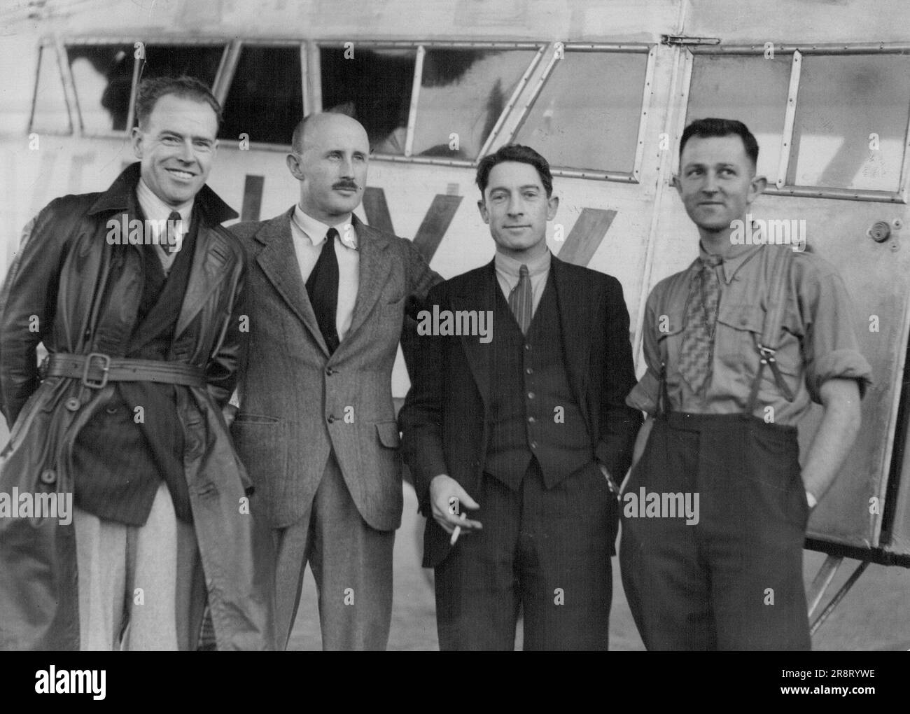 To Fly in the Faith in A - L to R: B Shields, P. Taylor pilot & has S.V ...
