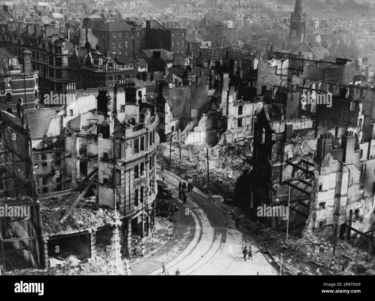 Plymouth "Blitz" -- Latest pictures just released, showing the scene at ...