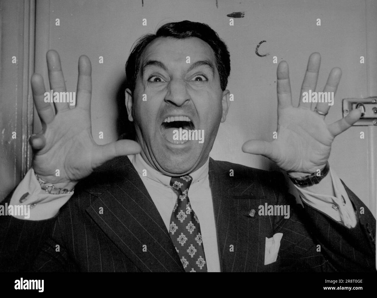 His Face Is His Fortune -- "Scared? No. Danny Kaye said your audiences ...