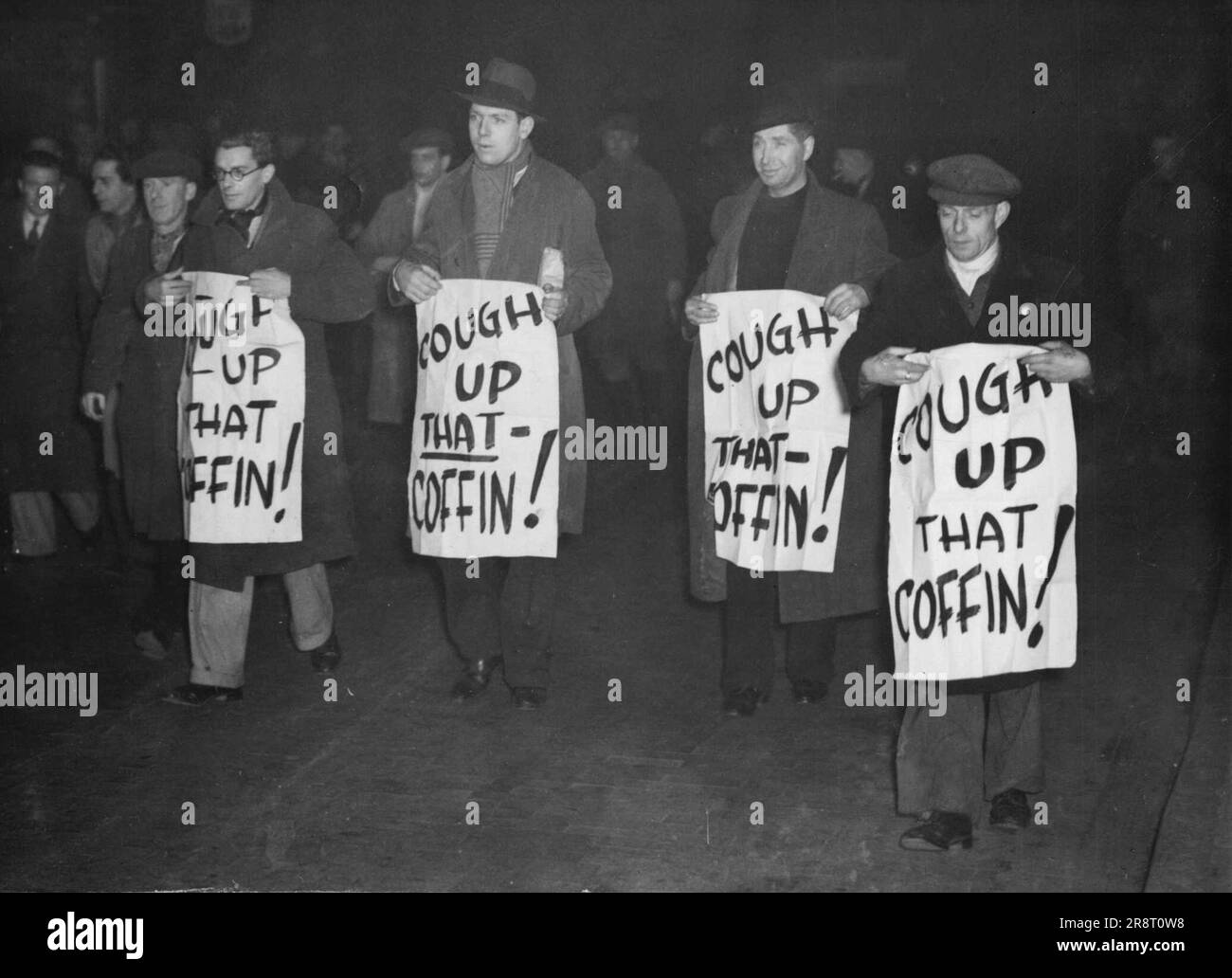 British Unemployed Demand The Return Of Their "Coffin" - The deputation ...