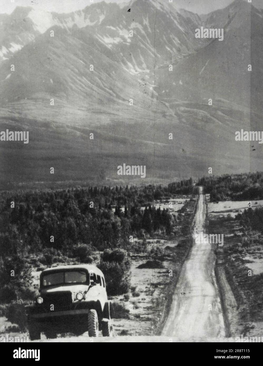 This Way To Alaska -- Here's a scene on the route of the "Alcan ...