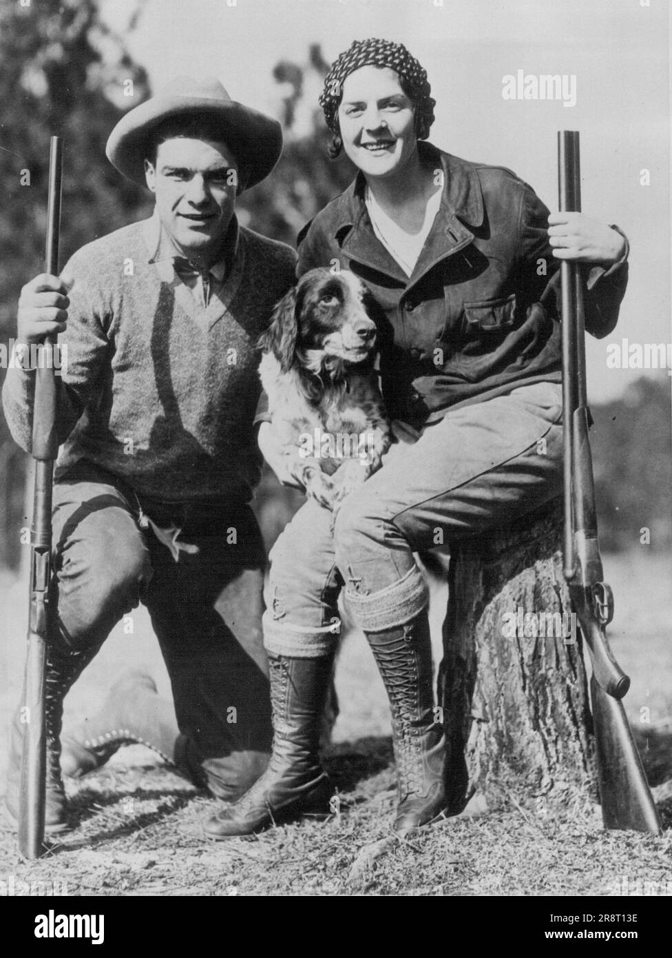 A-Hunting Go The Striblings -- "Young" Stribling, handsome heavyweight ...