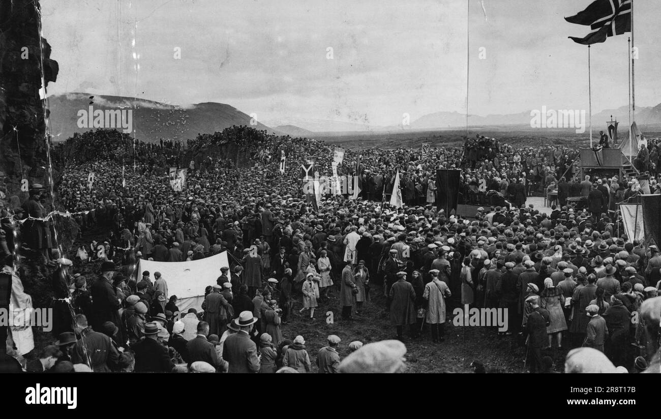 Oldest Parliament Meets in the Open Air photograph of the most ...