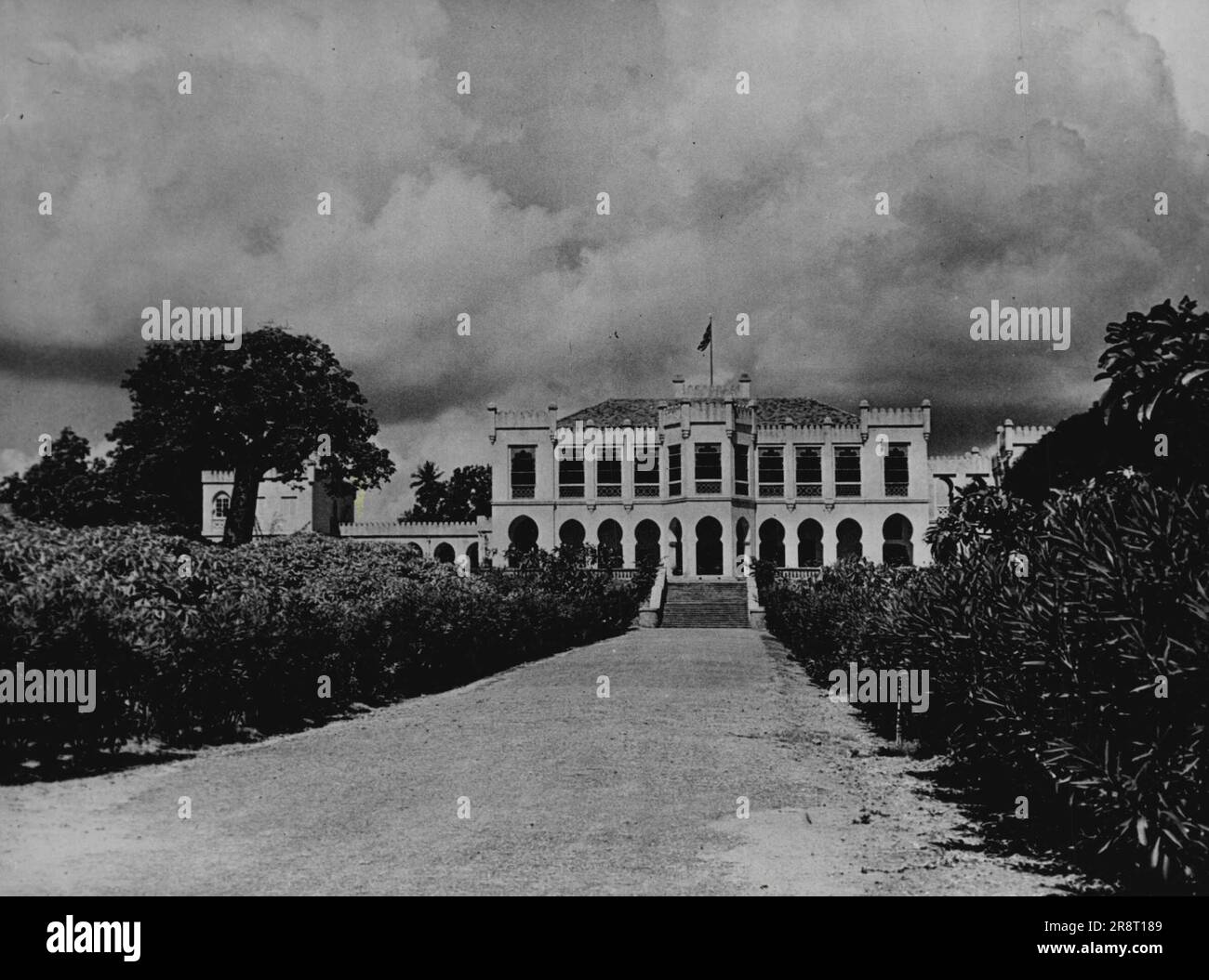 Colonial Views -- Government House, Dar-Es-Salaam, Tanganyika. December ...