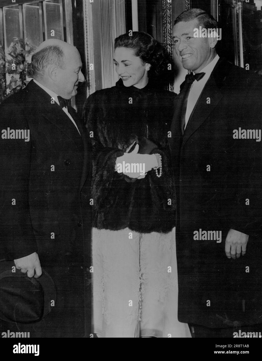 Tennis Star Bill Talbert who recently visited Australia photographed at ...