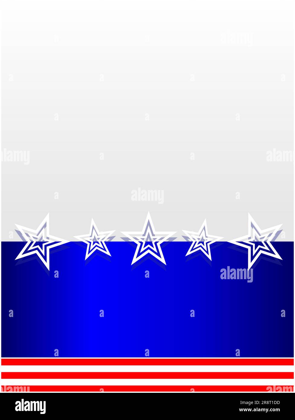 American abstract frame background with US flag symbols design template ...