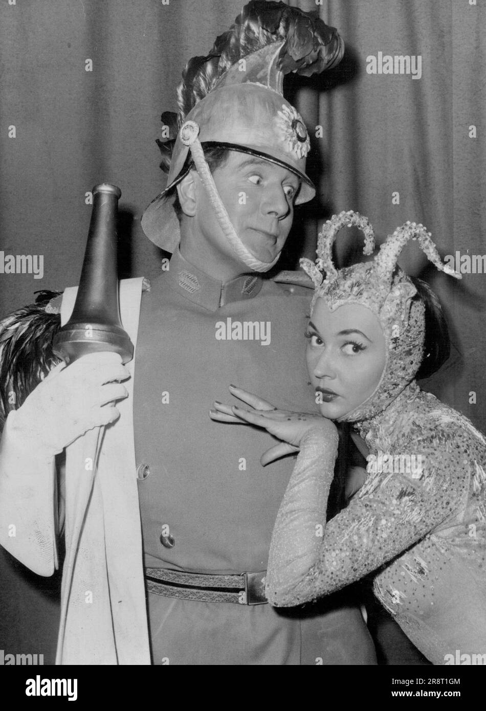 The Fireman And The Lady -- Michael Redgrave as a fireman, and Ludmilla ...
