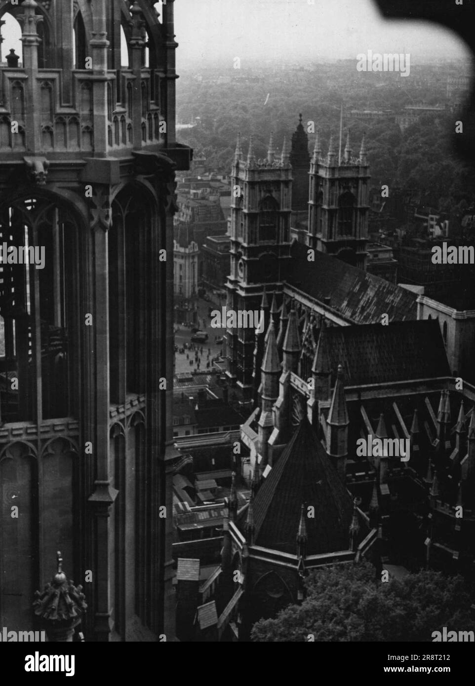 two towers stonework