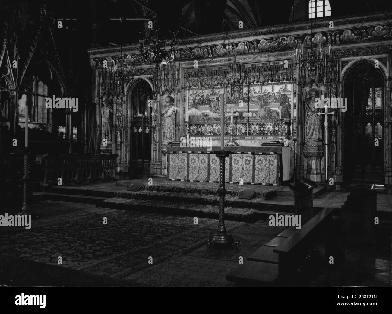 Westminster Abbey - The High Altar - A View of the high altar in ...