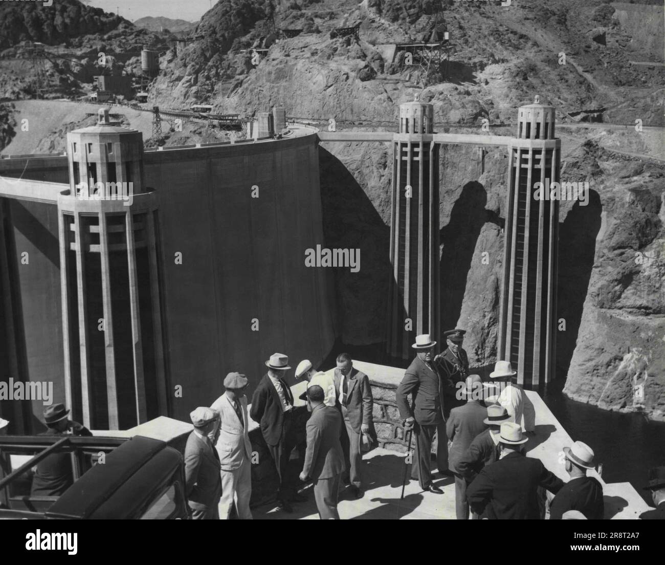 President Roosevelt Sees Huge Boulder Dam Project -- President ...