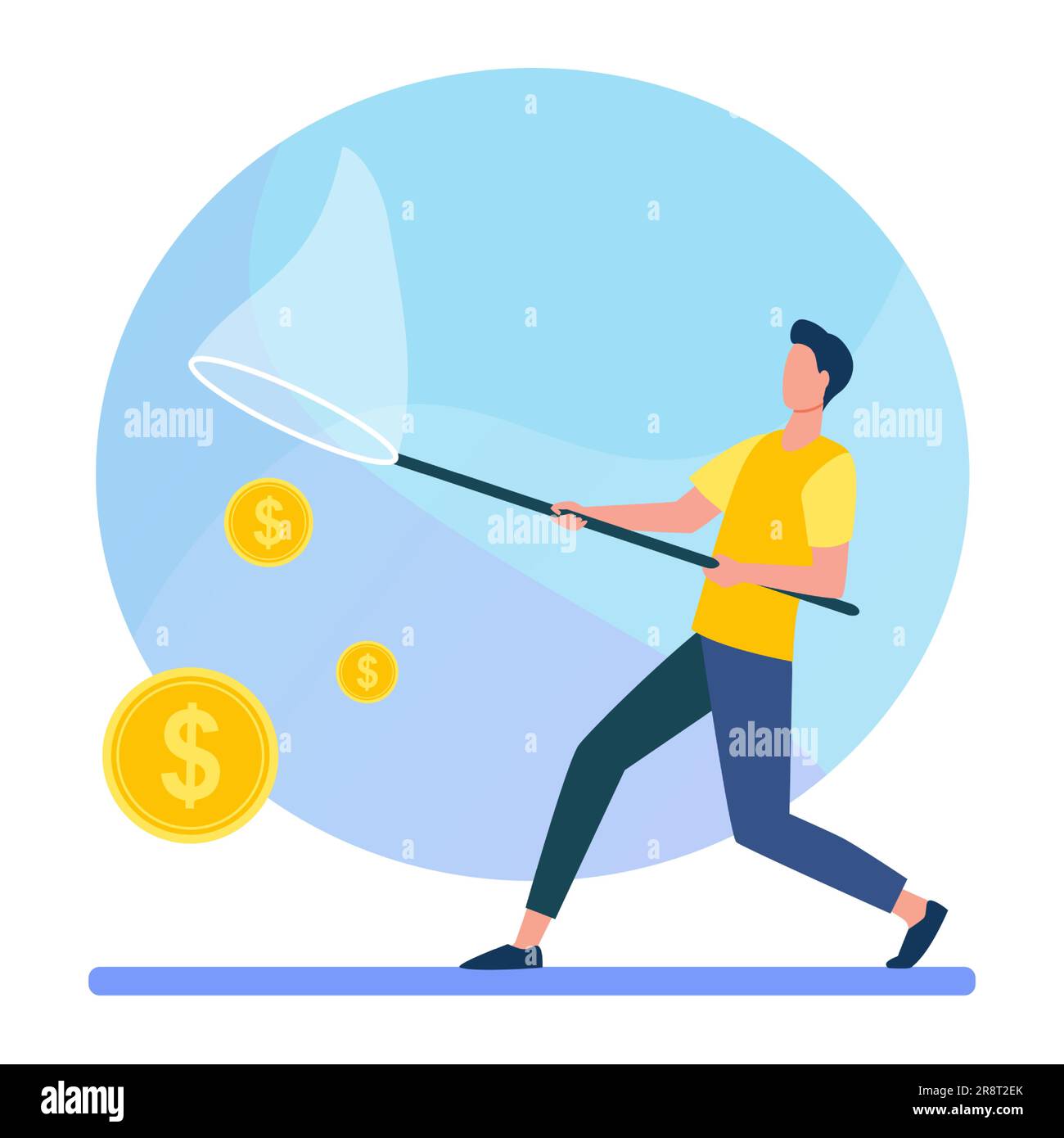 Money butterfly net Cut Out Stock Images & Pictures - Alamy