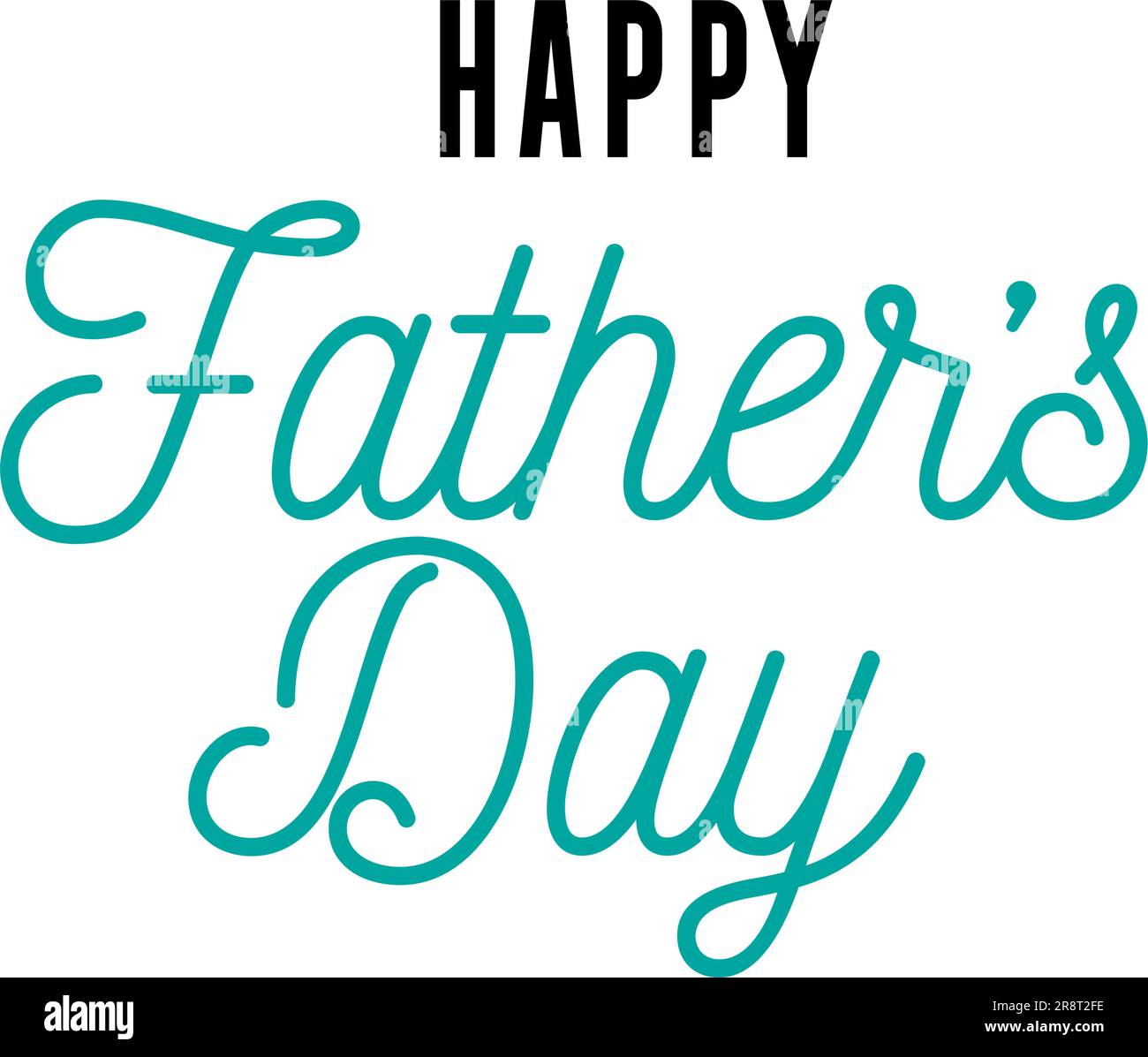 Happy Father Day decorative lettering Stock Vector Image & Art - Alamy