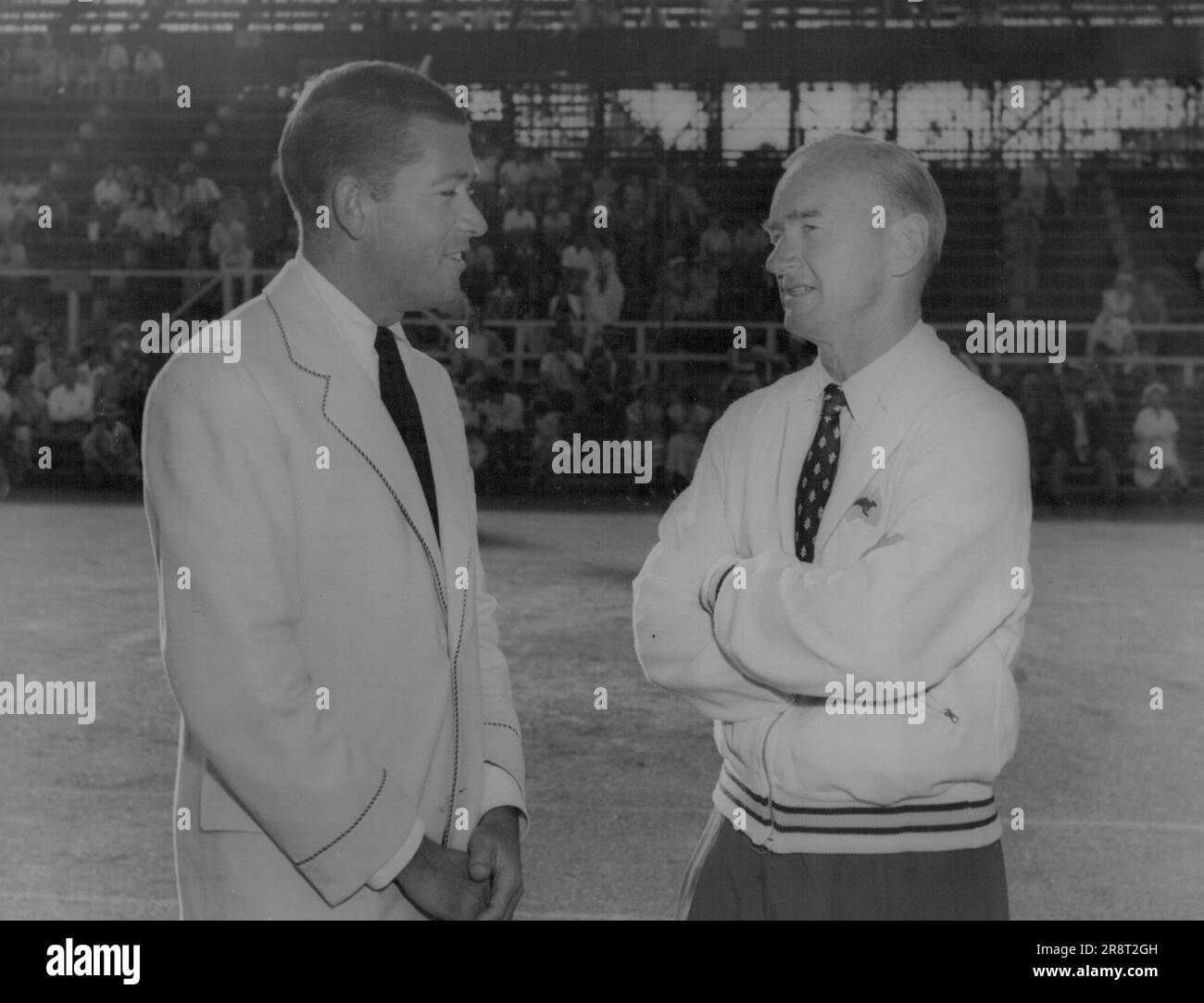 Bill Talbert, U.S.A. tennis Mgr. March 1, 1954 Stock Photo - Alamy