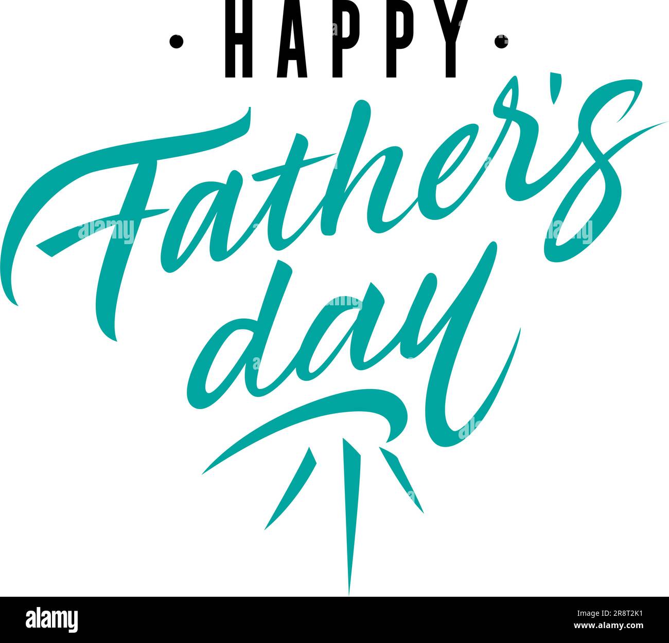 Happy Father Day lettering with splash Stock Vector Image & Art - Alamy