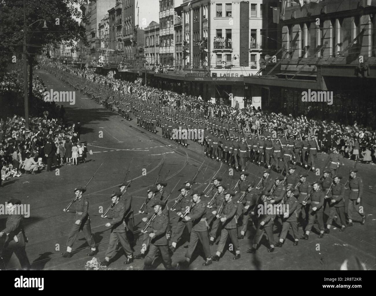 Victory celebrations 1946 hi-res stock photography and images - Alamy