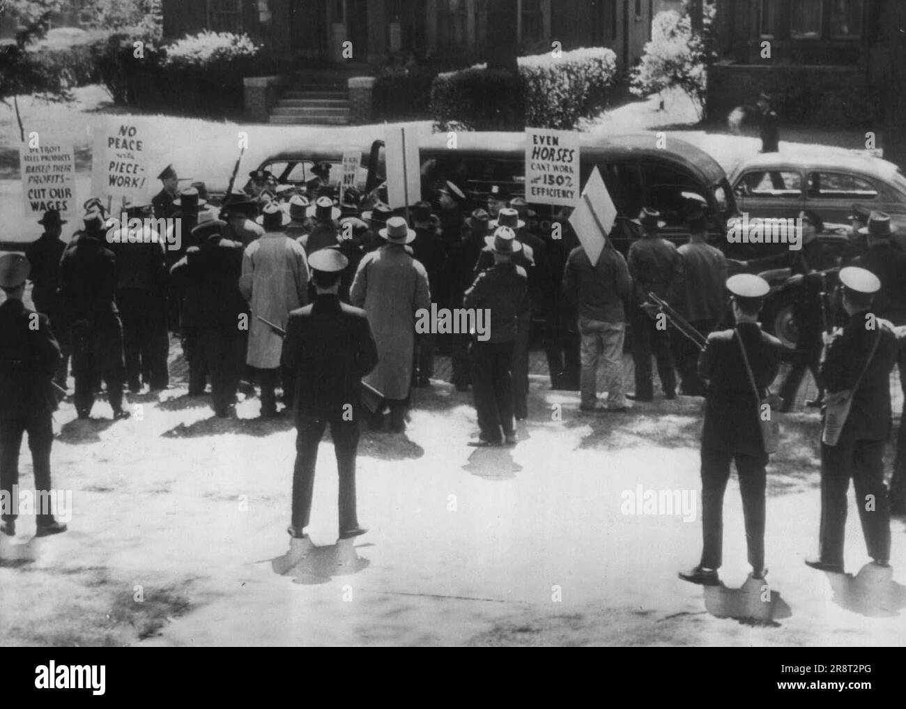 Two Pickets Arrested By Police Riot Squad: C10 pickets who paraded ...
