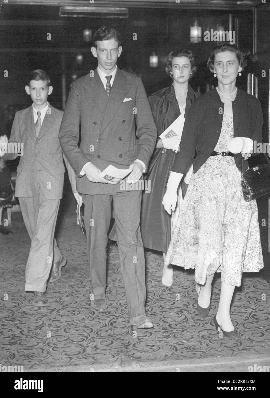 A Family Outing -- This Duchess of Kent and her children -- The Duke of ...