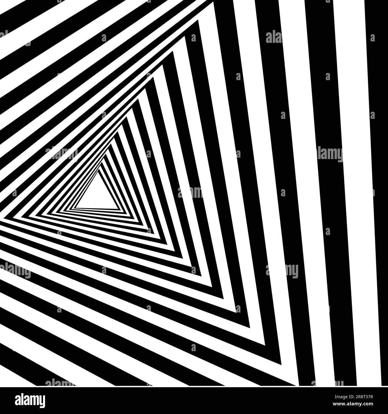 Abstract geometric pattern background with black and white lines and ...