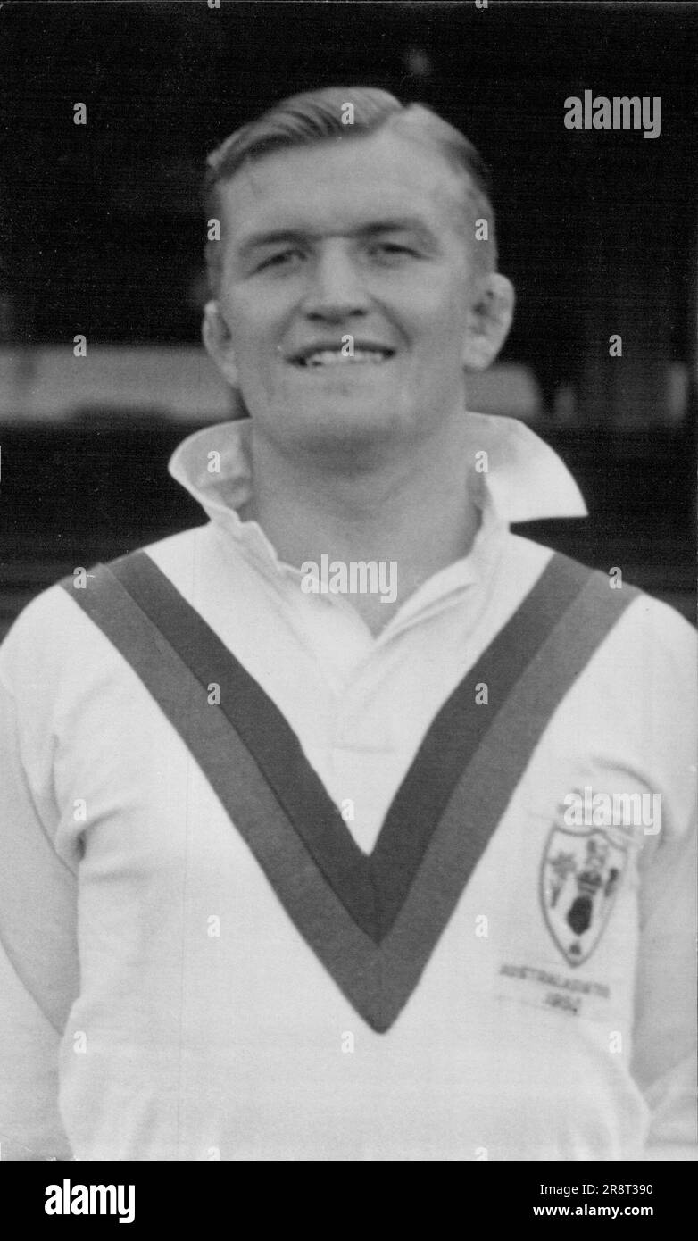 K. Traill - English R.L. Touring Side. May 26, 1950. (Photo by Martin ...