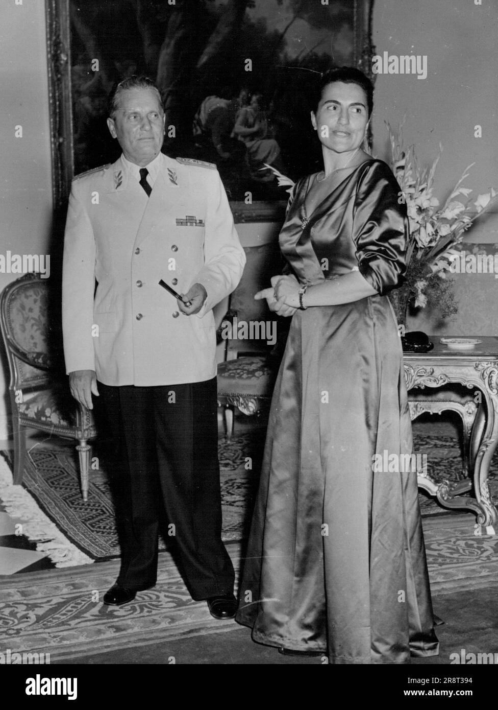 Eden Visits The Titos -- Marshal Tito and Yugoslavia's new first lady ...