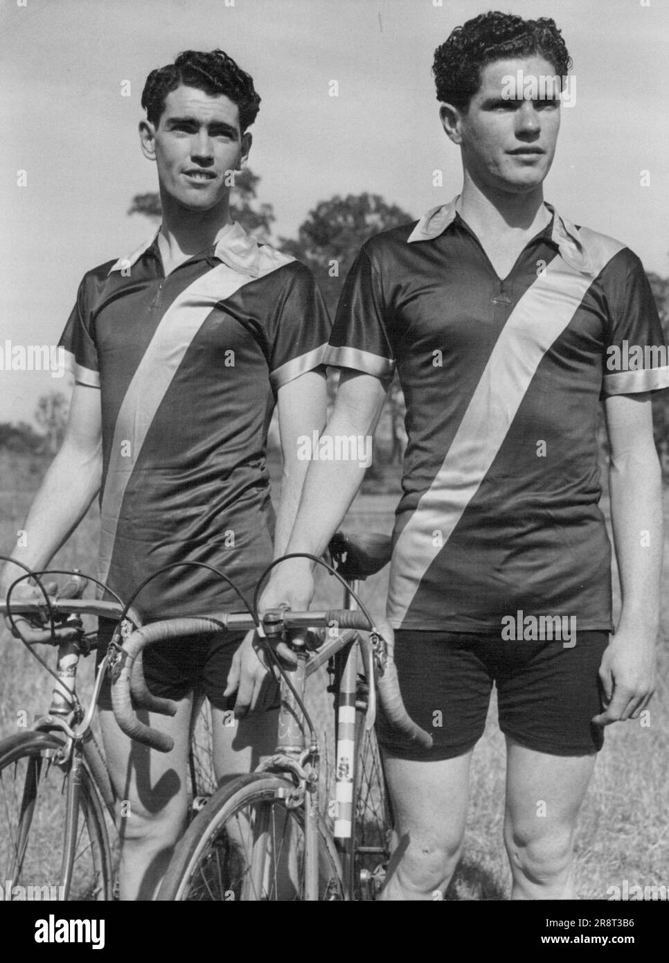 Left to right Durt and John Tresidder. December 12, 1949 Stock Photo ...