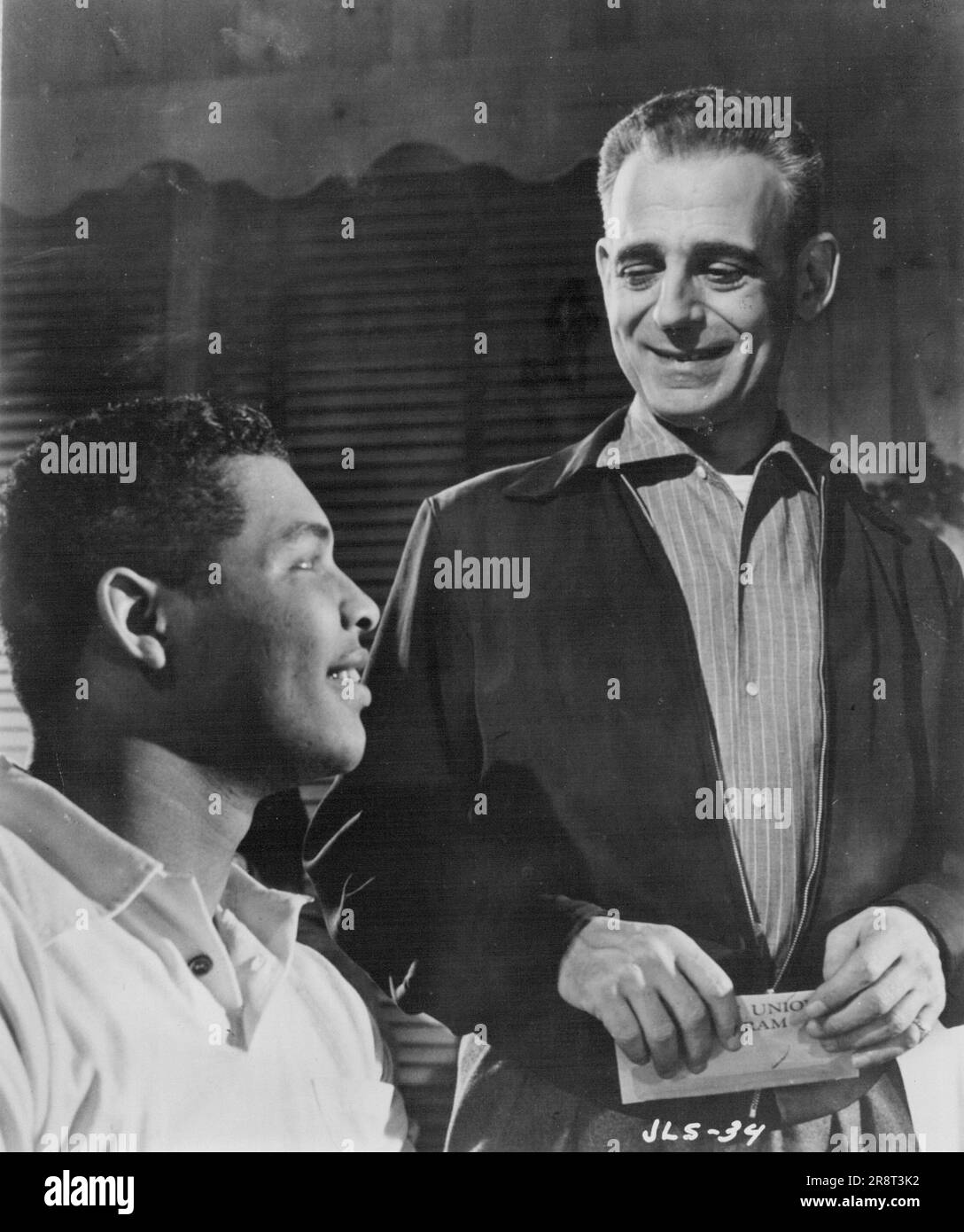 Coley Wallace (as Joe Louis) and Paul Stewart in United Artists "The ...