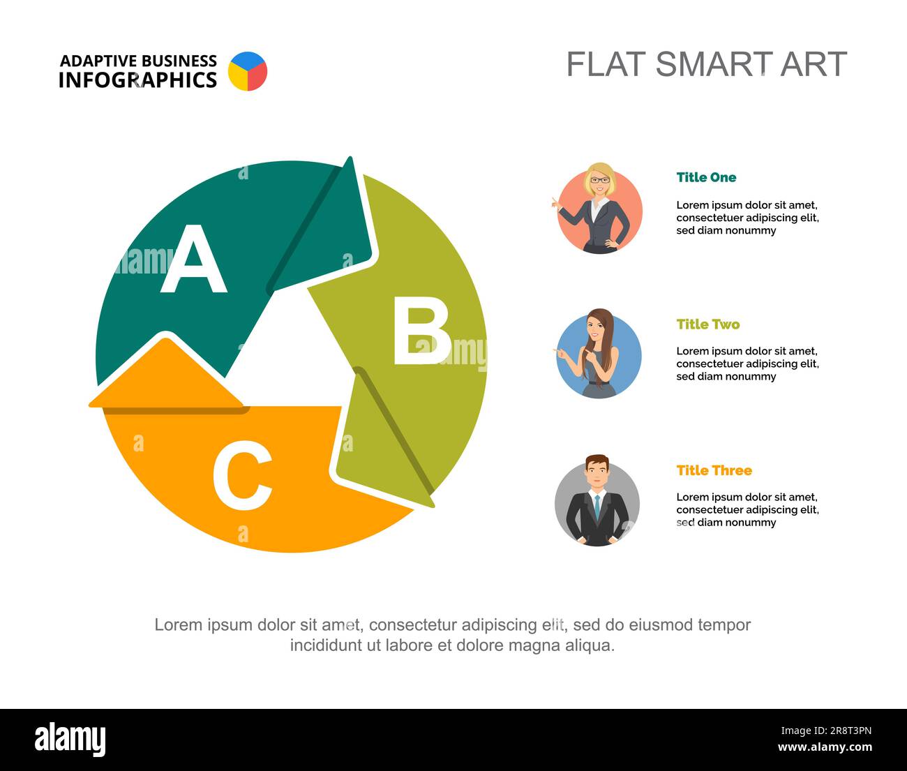 Three Workers Team Slide Template Stock Vector Image & Art - Alamy