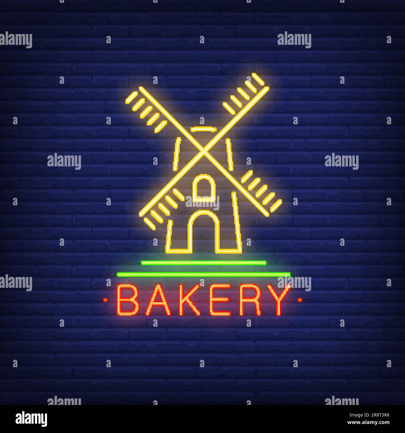 Bakery signage Stock Vector Images - Alamy