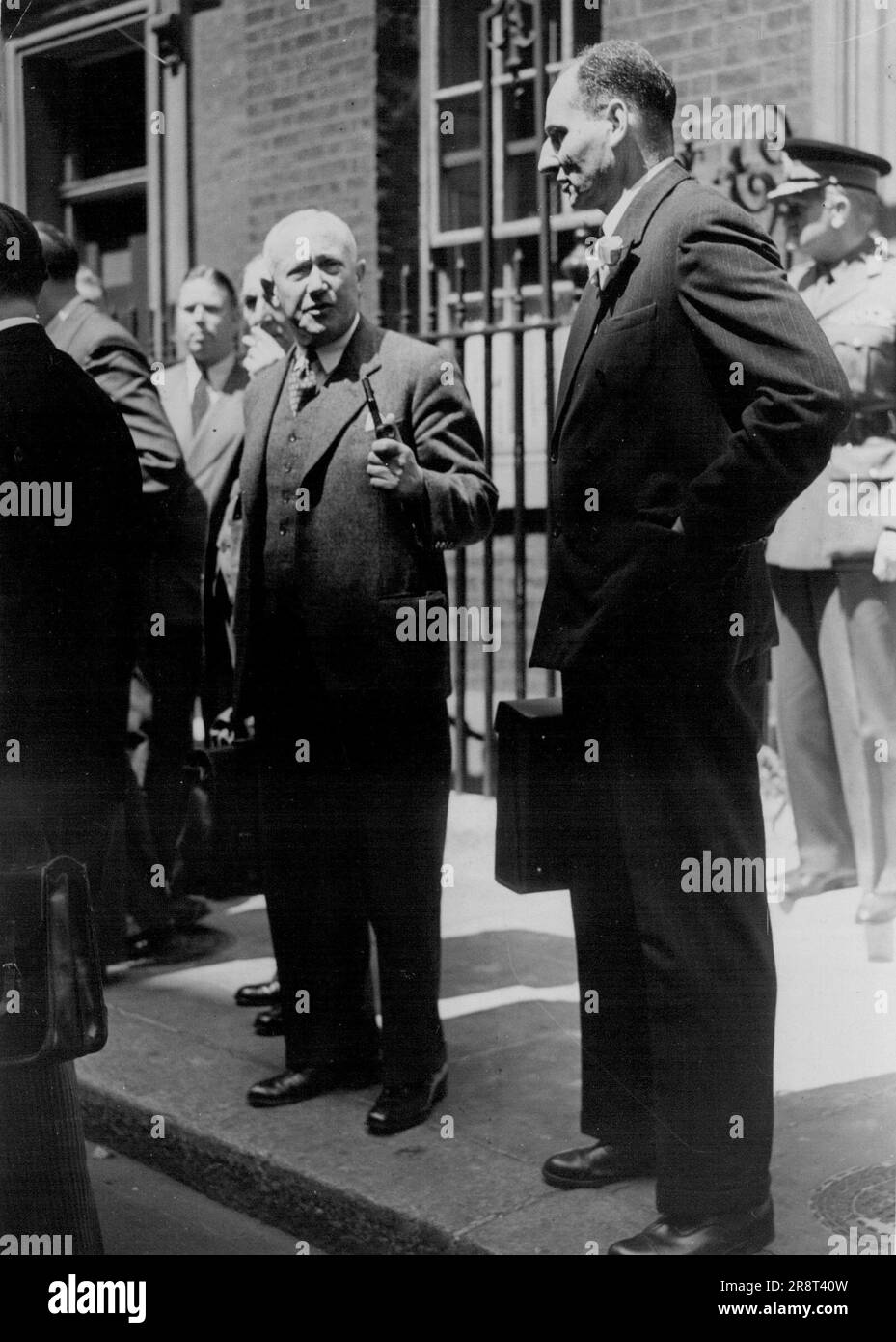 Mr. Shinwell and Mr. Strachey. July 02, 1951. (Photo by Daily Mail ...