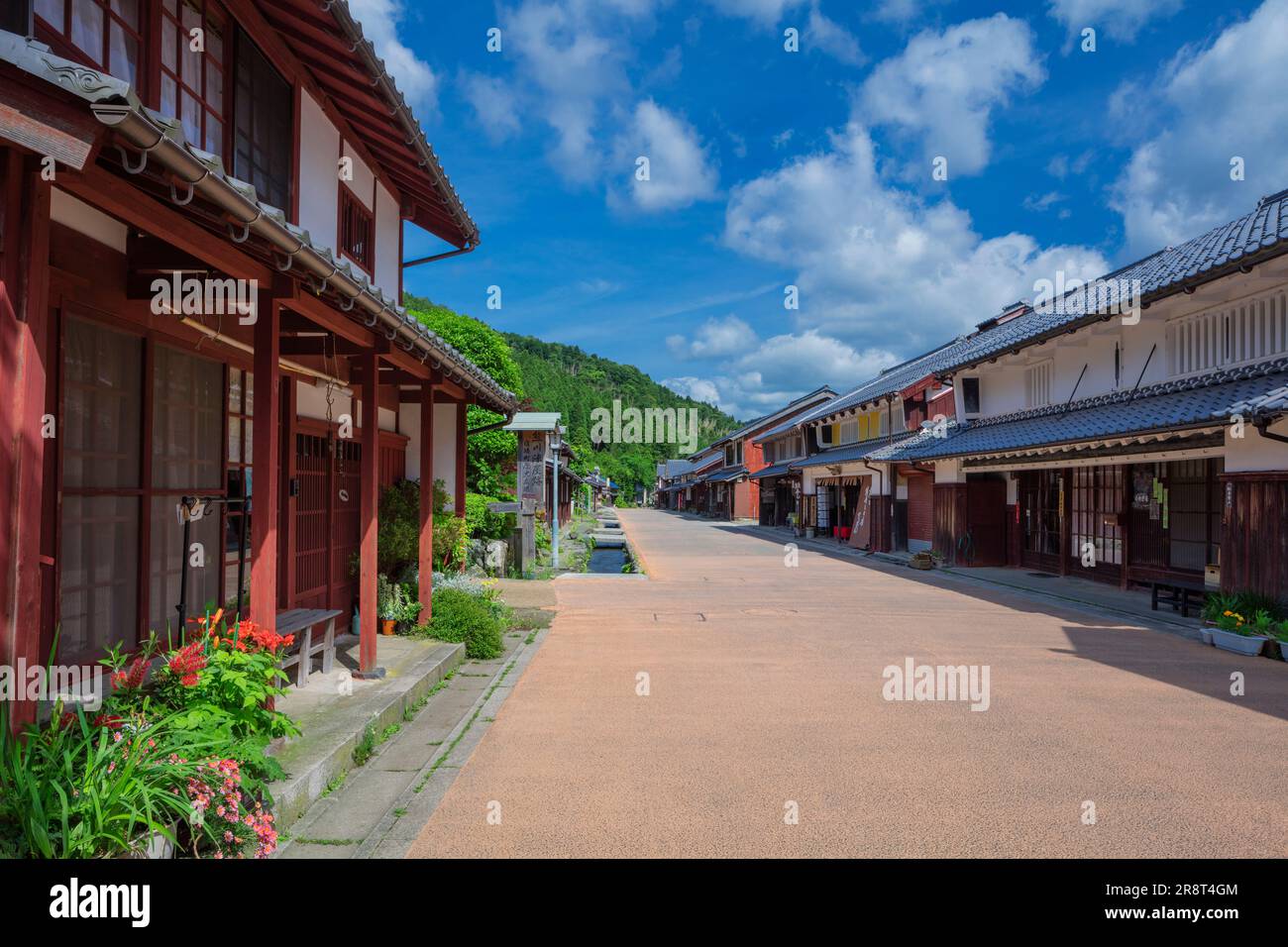 Kumagawa-juku in spring Stock Photo - Alamy