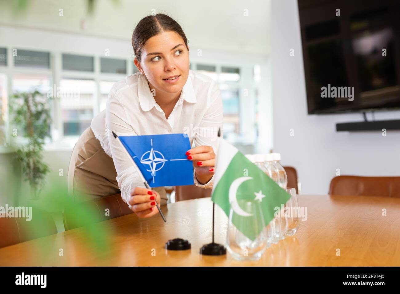 Pakistan country national flag nato hi-res stock photography and images ...