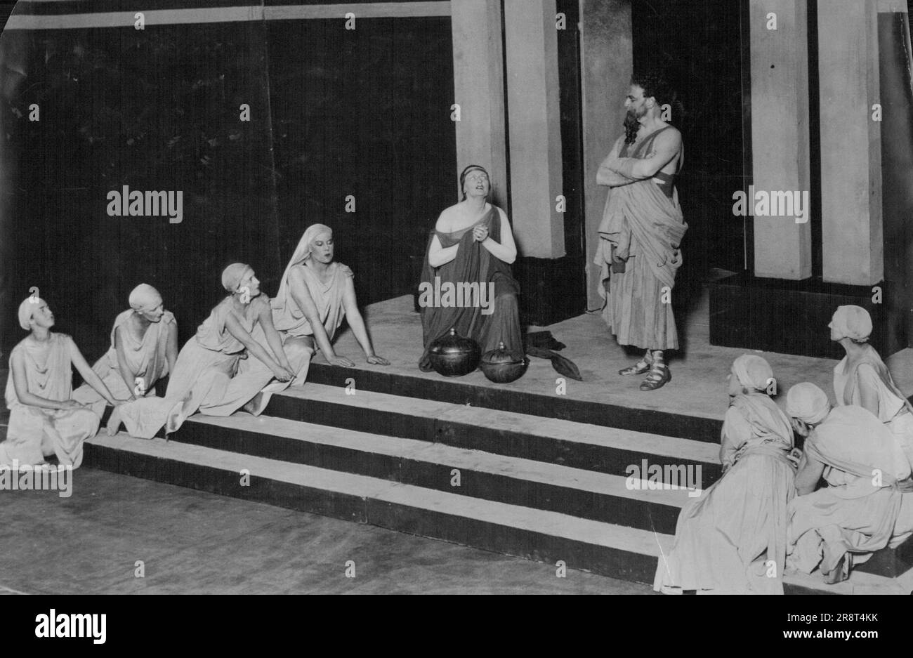 A Scene From "Medea" A scene from "Medea" Dame Sybil Thorndike's ...