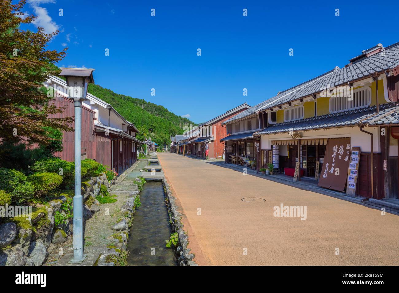 Kumagawa-juku in summer Stock Photo - Alamy