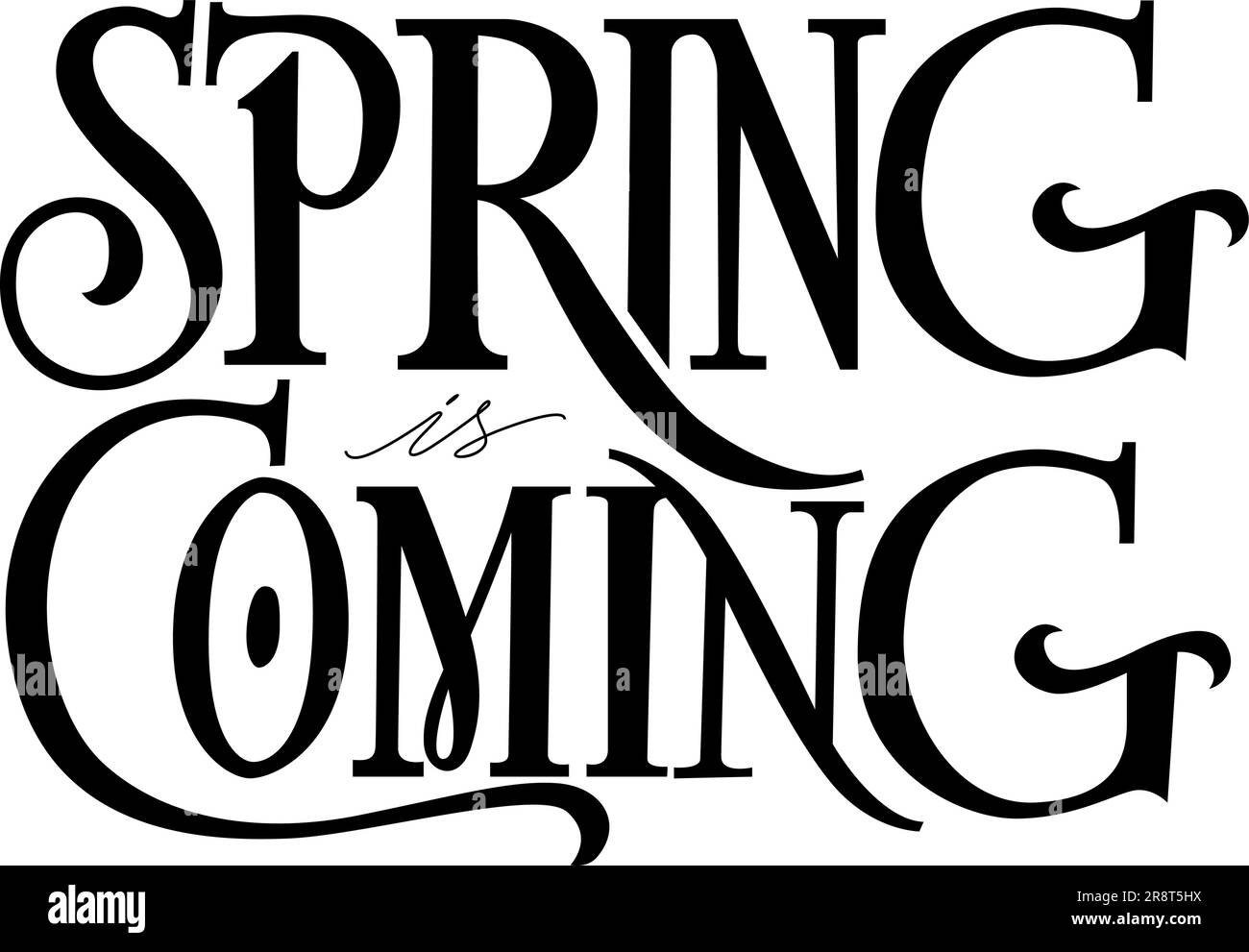 Welcome spring sign Black and White Stock Photos & Images - Alamy