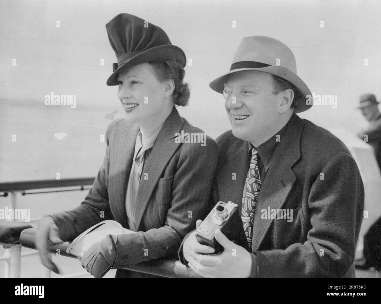 Richard Tauber Sails For South Africa Richard Tauber and his wife ...