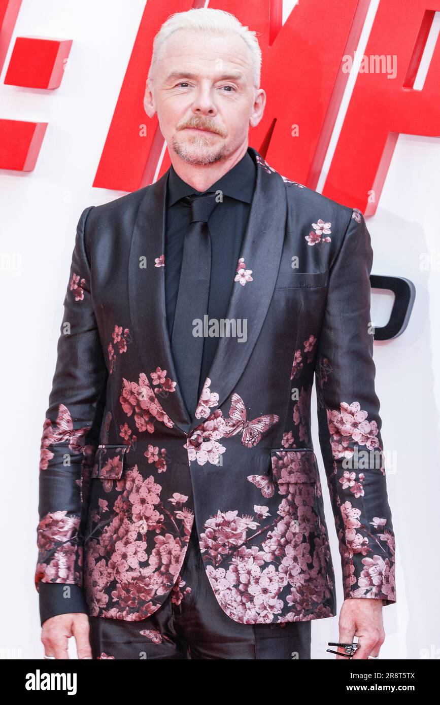 London, UK. 22nd June, 2023. Simon Pegg (Benji Dunn) Talent and guests ...