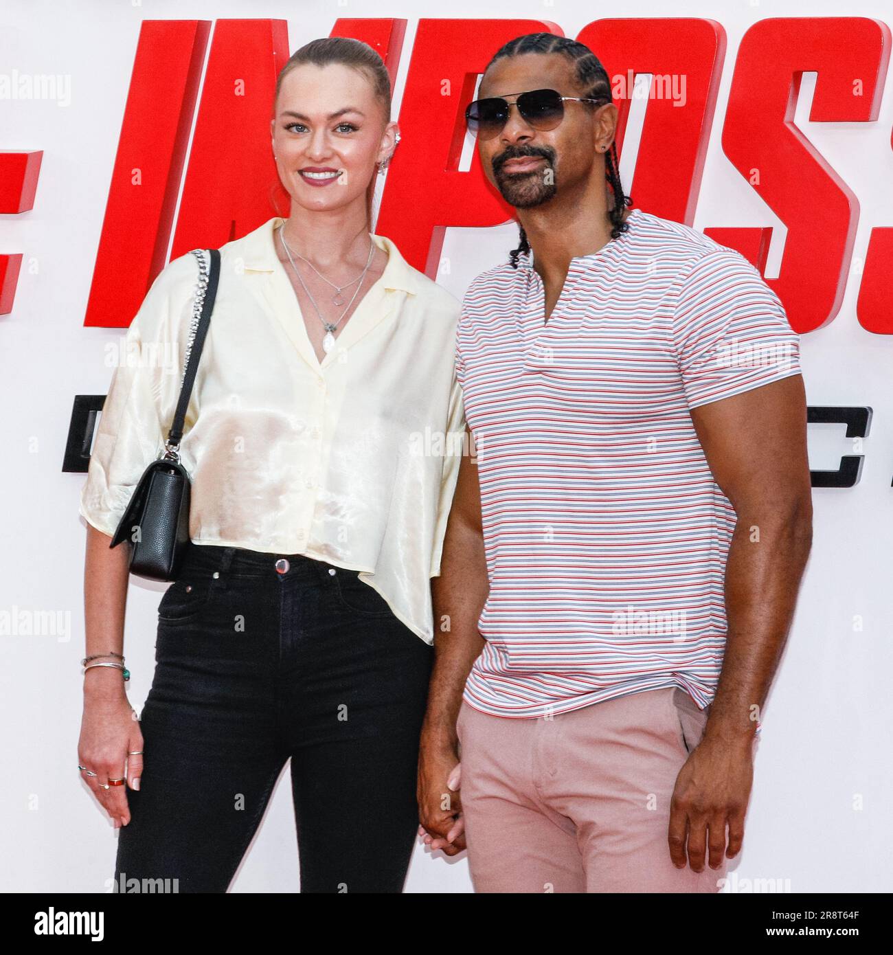London, UK. 22nd June, 2023. Boxer David Haye and girlfriend Una Healy ...