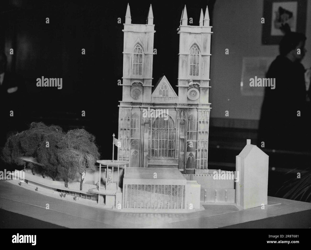 Model of Abbey Annexe for the Coronation - This model of Westminster ...
