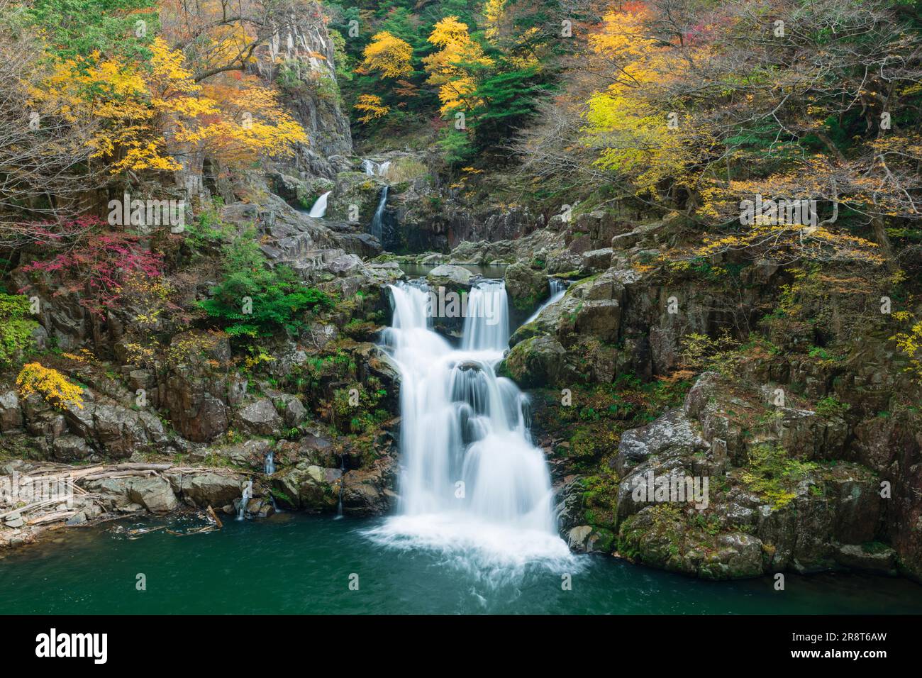 Sandankyo Gorge in Autumn Stock Photo - Alamy