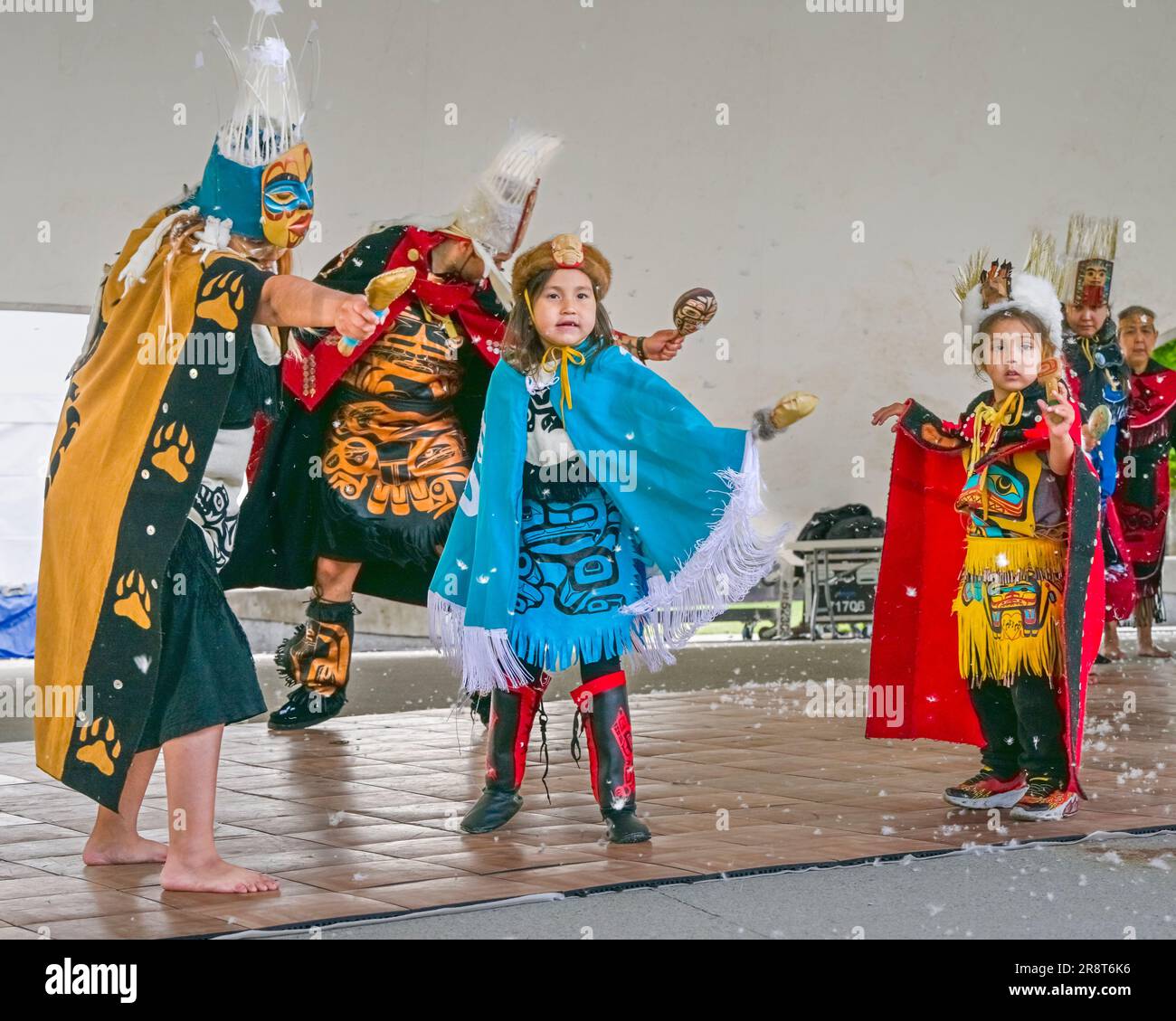 Git Hayetsk: "People of the Copper Shield" dancers, Town Centre Park ...