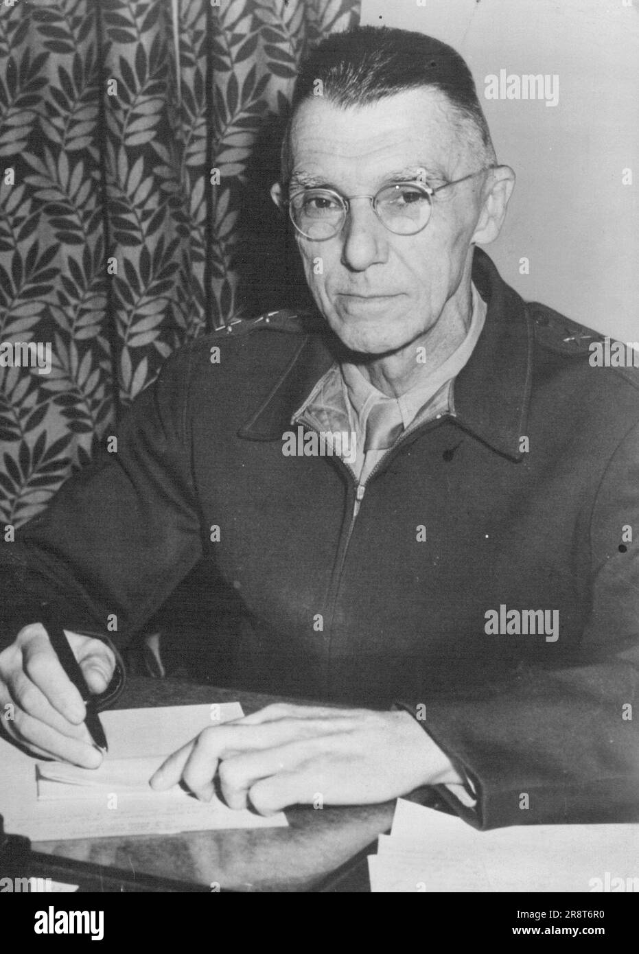 General Stilwell At Headquarters In China -- Lieut. Gen. Joseph W ...
