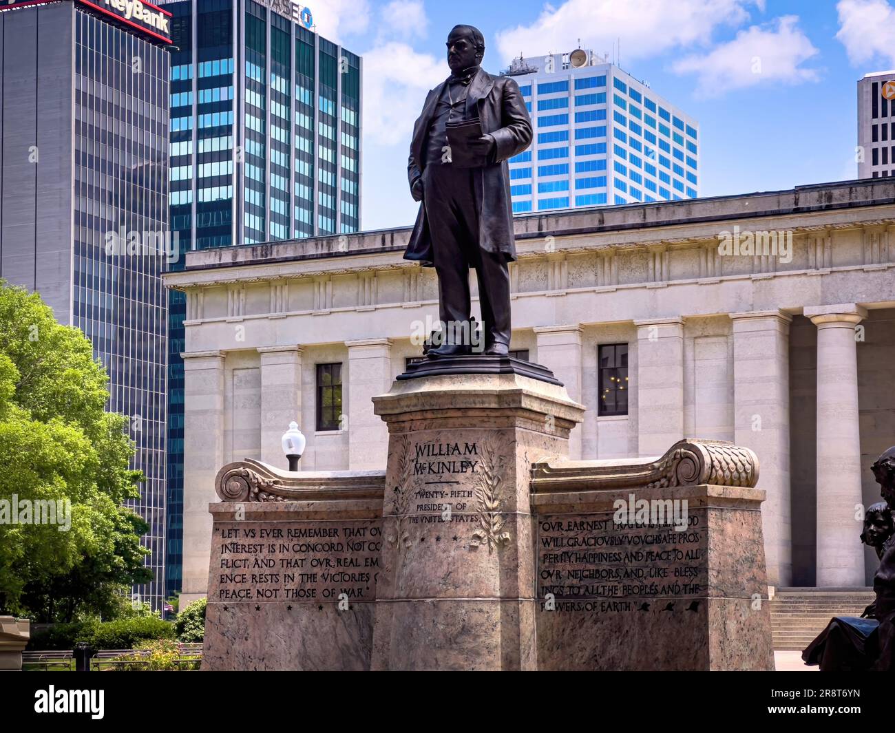 William McKinley Statue in Downtown Columbus - COLUMBUS OHIO, UNITED ...