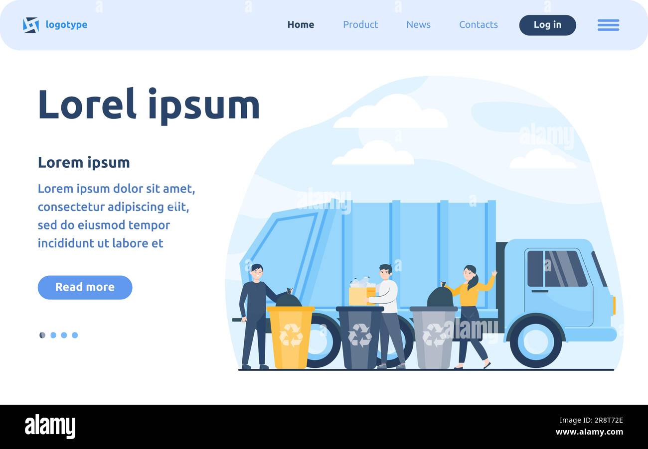 Cartoon people throwing out rubbish and trash Stock Vector Image & Art ...