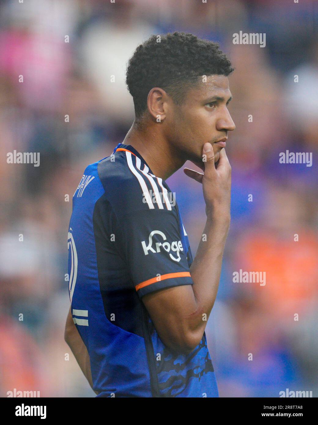 FC Cincinnati defender Ian Murphy plays during an MLS soccer match ...
