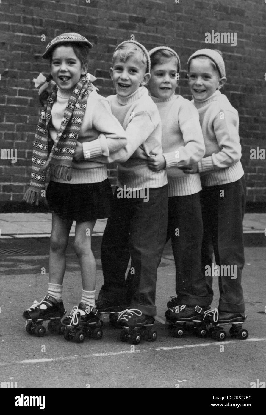 When Quads Learn To Kate: Behind Annette (left to right) are Paul ...