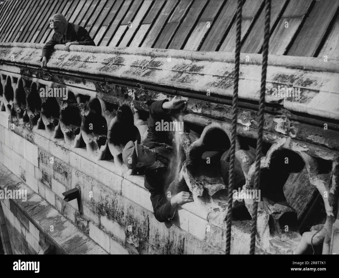 The Crumbling Abbey Parapet - William Andrew, a Westminster Abbey ...