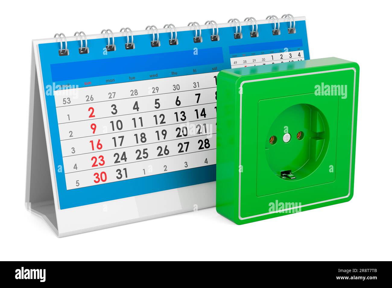 Plug calendar hi-res stock photography and images - Alamy